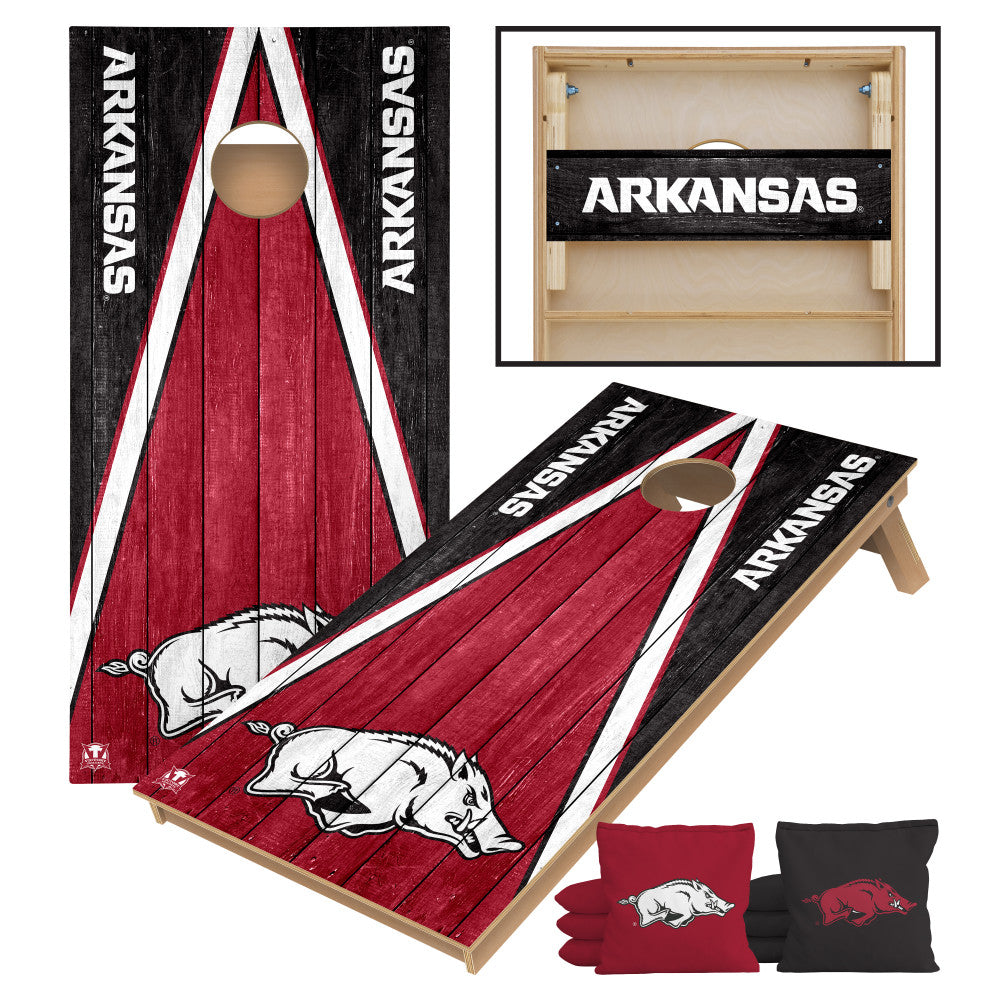 University of Arkansas Razorbacks | 2x4 Tournament Cornhole Set – Victory Tailgate