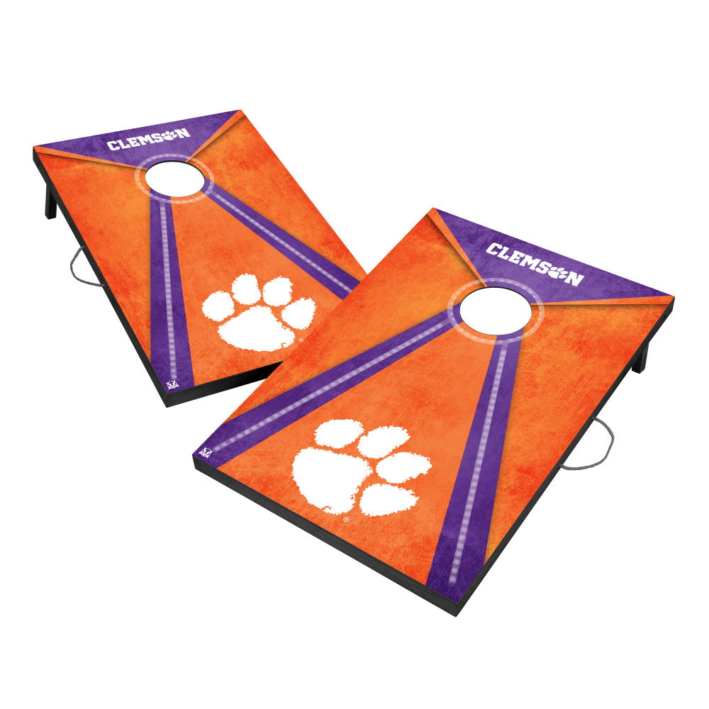 Clemson University Tigers LED 2x3 Cornhole | Victory Tailgate
